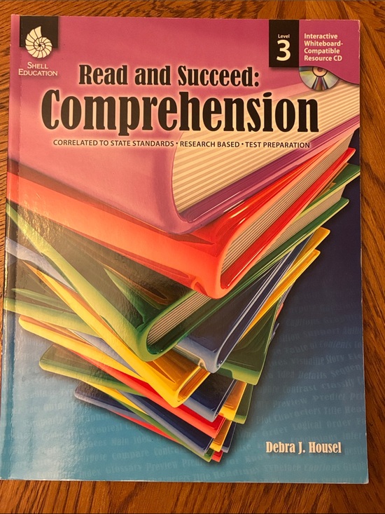 Other | Shell Education Read And Succeed Comprehension Level 3 Pink ...